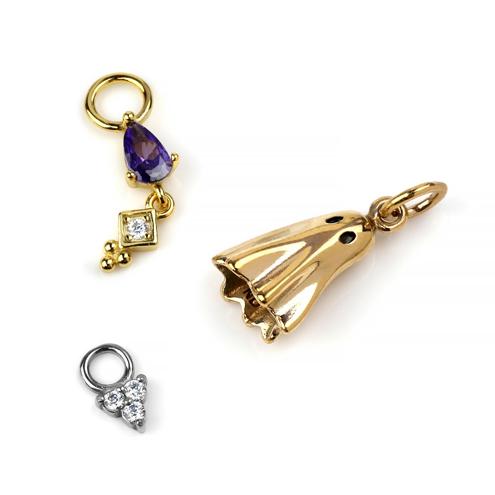 Loose Threadless & Threaded Ends For Piercing Jewelry
