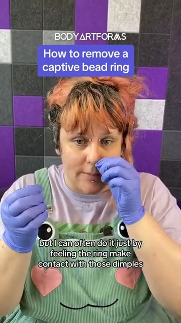 Captive Bead Ring Removal And Reinsertion