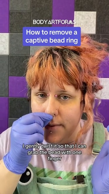 Captive Bead Ring Removal And Reinsertion