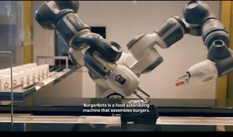 بالاترین: فست‌فود آمریکایی با کمک ربات برگر شما را در ۲۷ ثانیه آماده می‌کند/ ویدیو