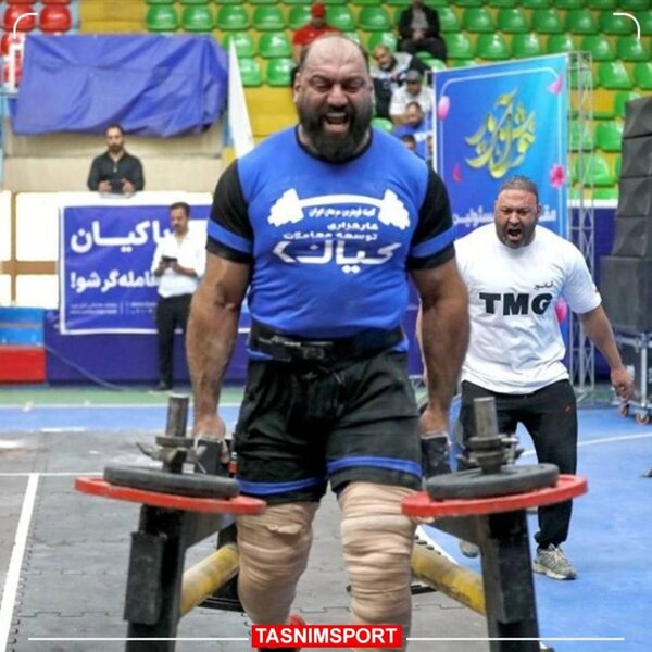 بالاترین رضا قیطاسی قهرمان مسابقات «قوی‌ترین مردان ایران شد