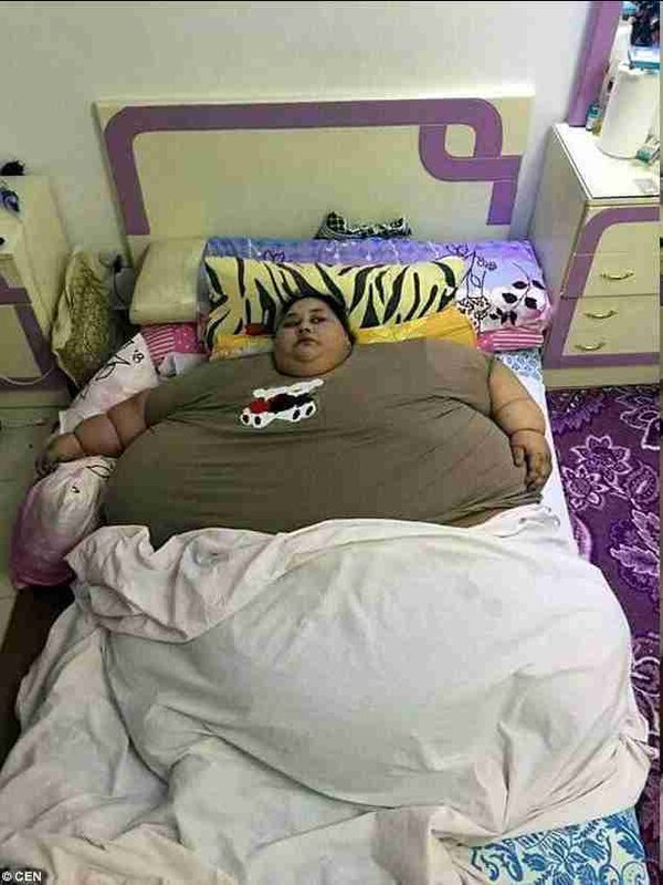 بالاترین سنگینترین زن زنده جهان با 500 کیلوگرم وزن عکس