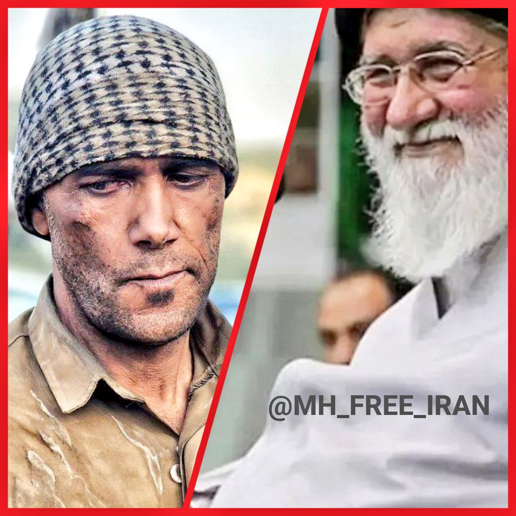 بالاترین سمت چپ تصویر چهره تکیده سالار آذری ست Vs سمت راستی با شکمی فراخ و پر شده از حرام