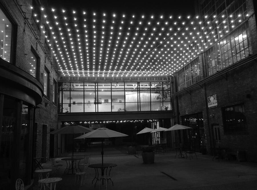 Melwood Art Center Courtyard by Rene Rodriguez | Black & White Magazine ...