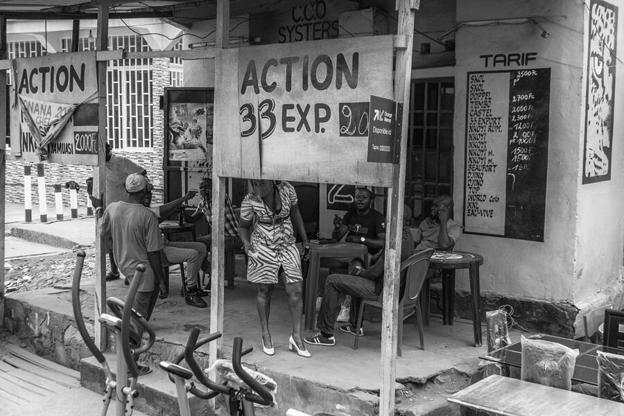 Action Cafe by Anne Tapler White | Black & White Magazine | For ...