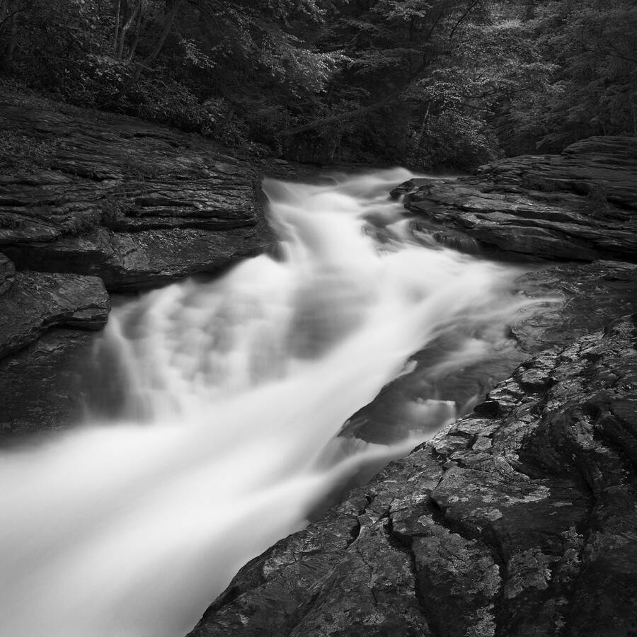 Swiftly Flowing Stream by Jan Bell | Black & White Magazine | For ...