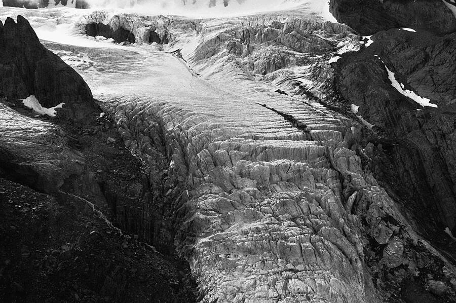 Icefall! Fox Glacier by Ian Shand | Black & White Magazine | For ...