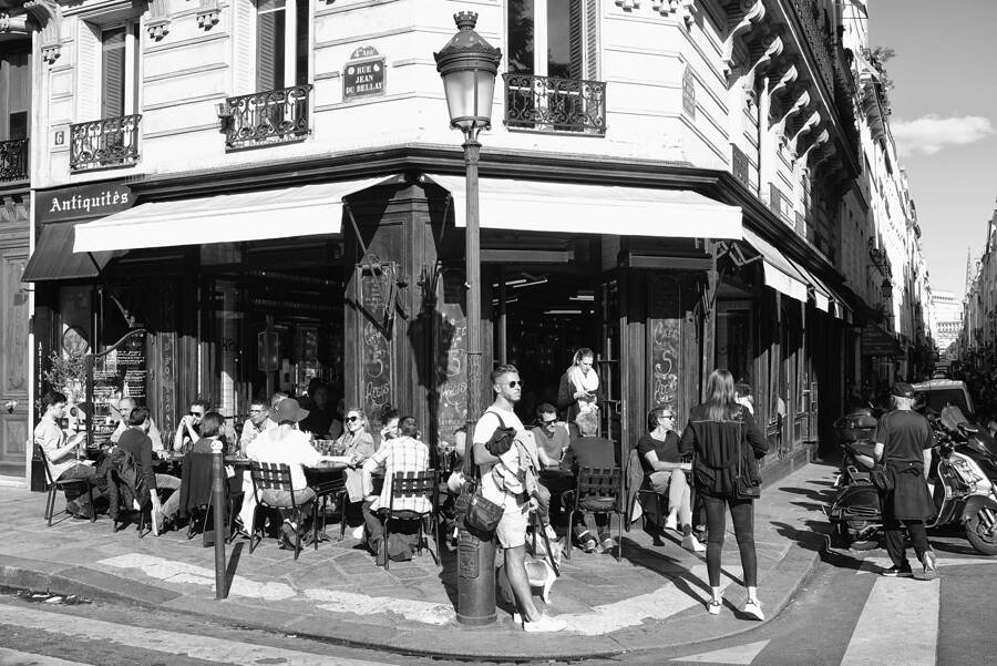 Sunday Cafe-Time by David W. Goodrich | Black & White Magazine | For ...