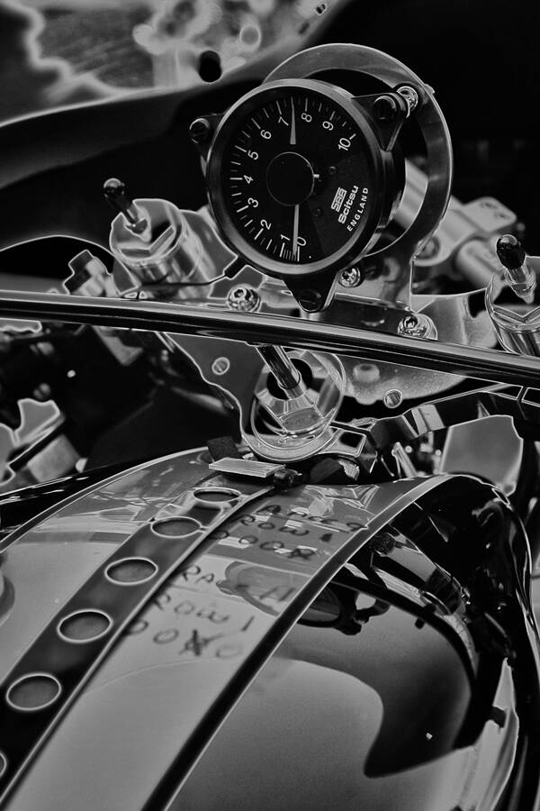 Motorcycle Roadracer Cockpit by Rick Menapace | Black & White Magazine ...