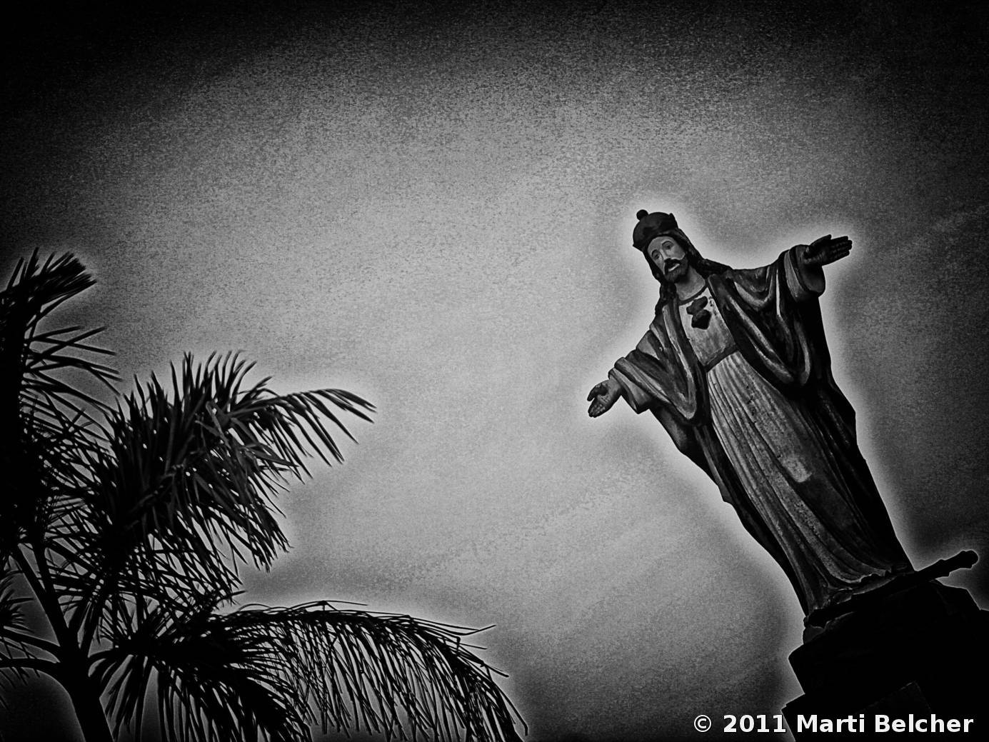 Christ and the Palm Tree by Marti Belcher | Black & White Magazine ...