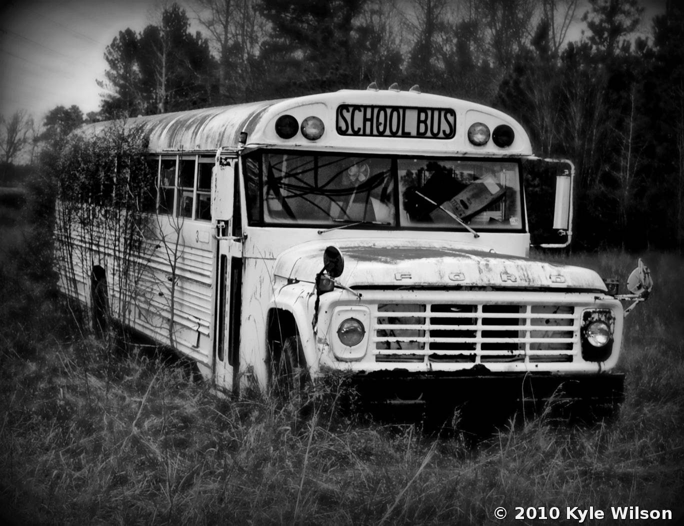 Old Bus by Kyle Wilson | Black & White Magazine | For Collectors of ...