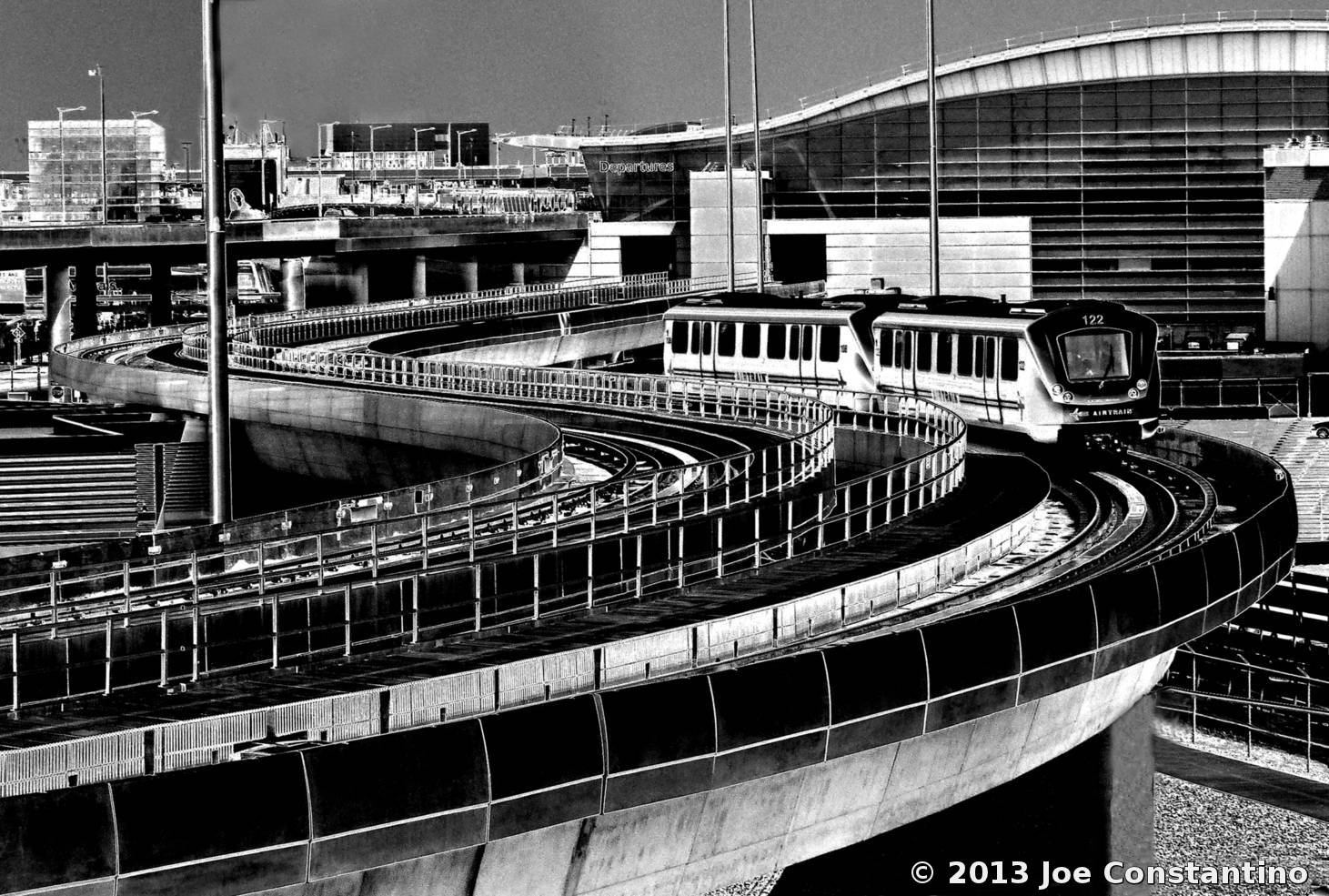 06 JFK Tram Curve. New York by Joe Constantino | Black & White Magazine ...