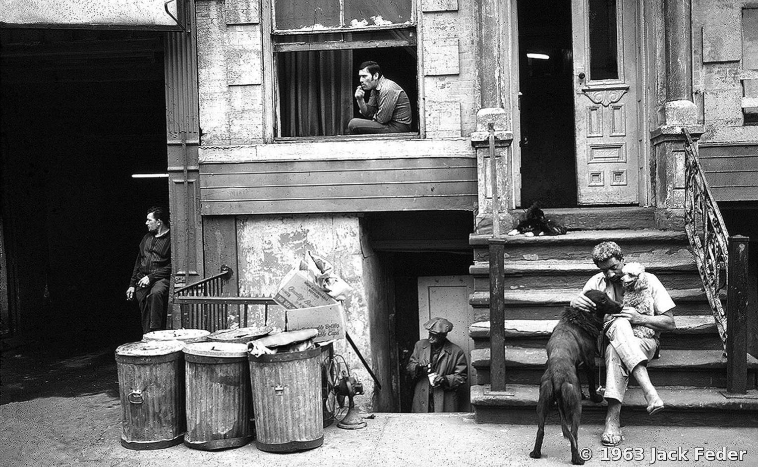 Four People on Stoop by Jack Feder | Black & White Magazine | For ...