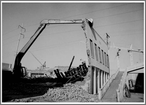 Shreve Square Demolition #5 by Winston Conway Link | Black & White ...