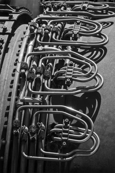 Aircraft Engine Tubing by Marj Green | Black & White Magazine | For ...
