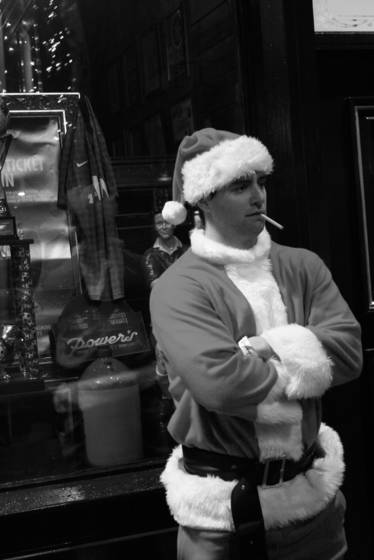 Smoking Santa by Bob Tapp | Black & White Magazine | For Collectors of ...