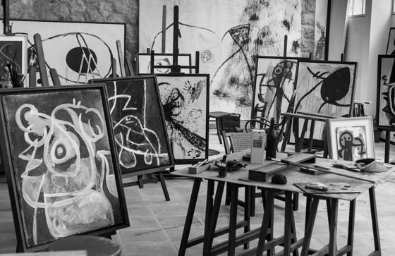 Joan Miro studio by John P. Lewis | Black & White Magazine | For ...