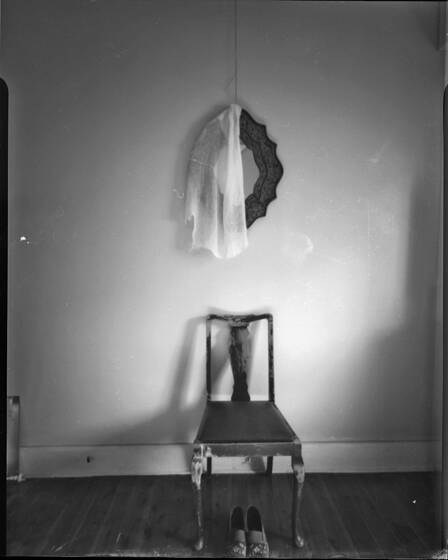 Portrait without a Face 1 beginning by Chris Byrnes | Black & White ...