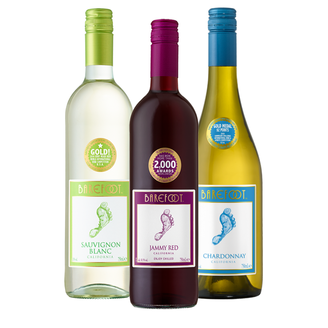 Red Wine, White Wine, Pink and More! | Barefoot Wine & Bubbly