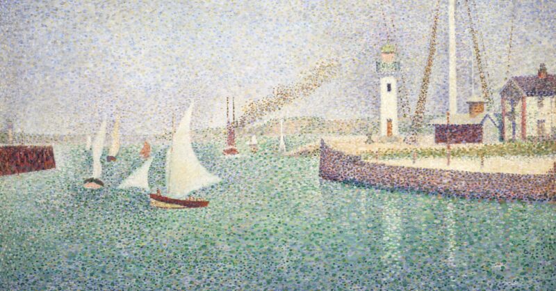 Seurat Paintings Pointillism