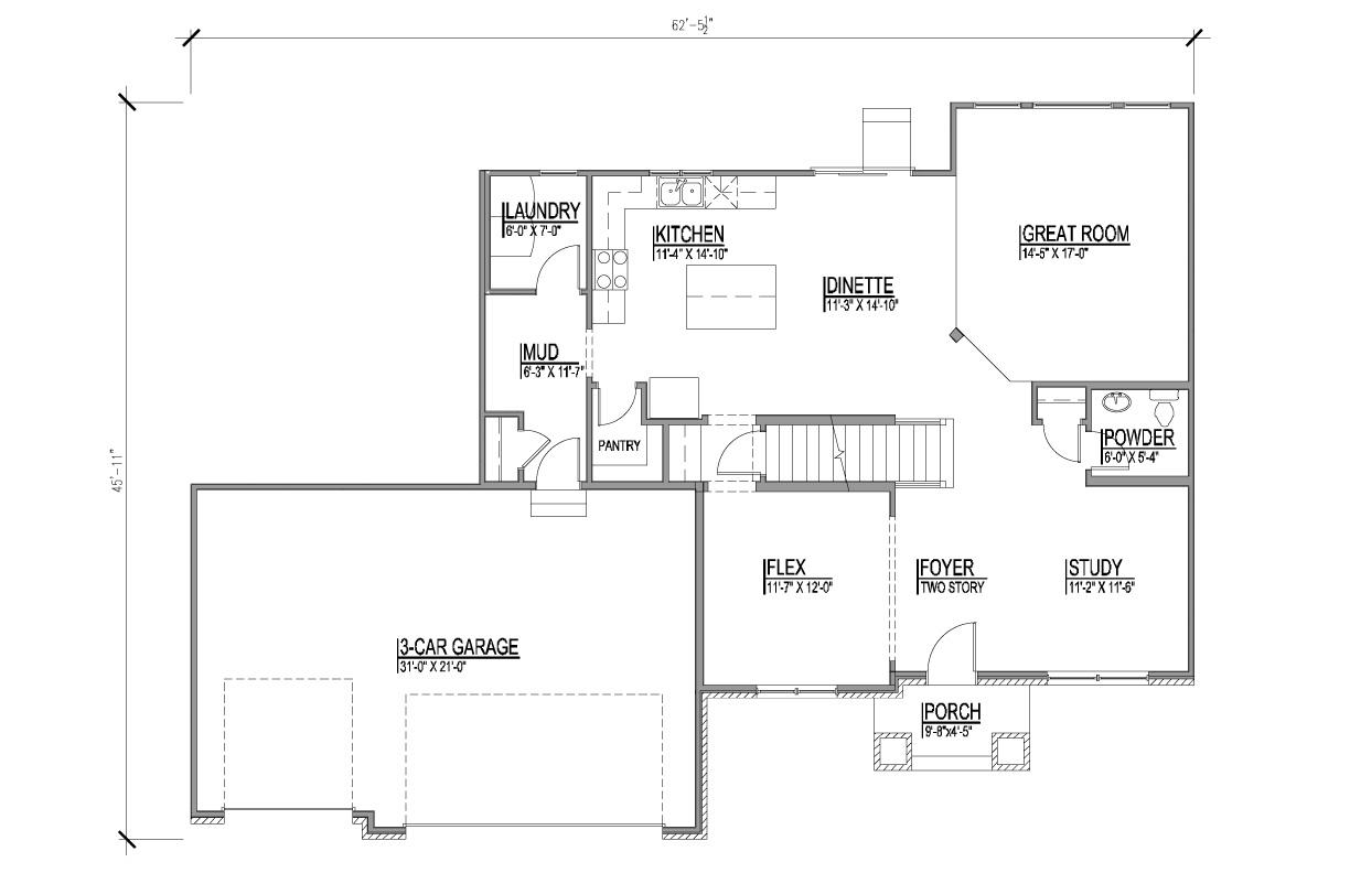 The Bennet | Floor Plans | DJK Custom Homes
