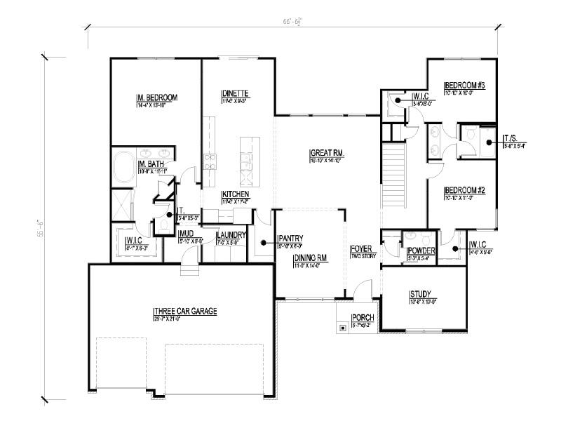 The Brighton I | Floor Plans | DJK Custom Homes