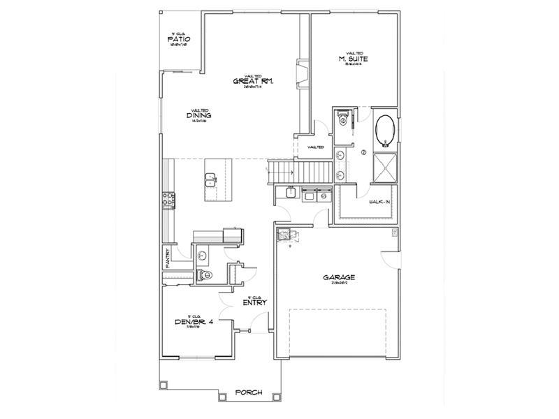 Plan 405 | Stone Bridge Homes NW