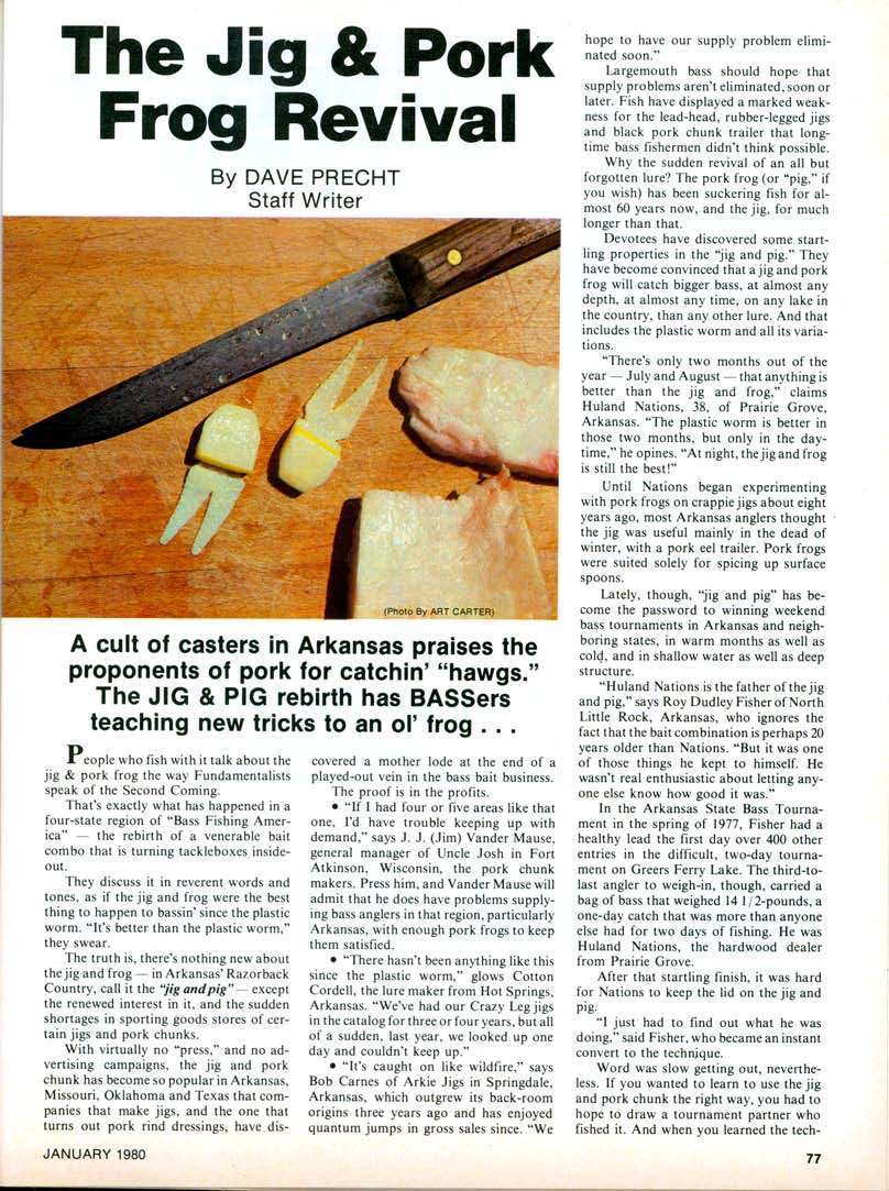 The Writers – Dave Precht - Bass Fishing Archives