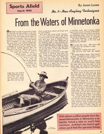 Introducing Jason Lucas – Sports Afield March 1945 - Bass Fishing Archives