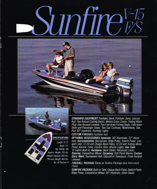 1984 Tide Craft - Bass Fishing Archives Old Bass Boats