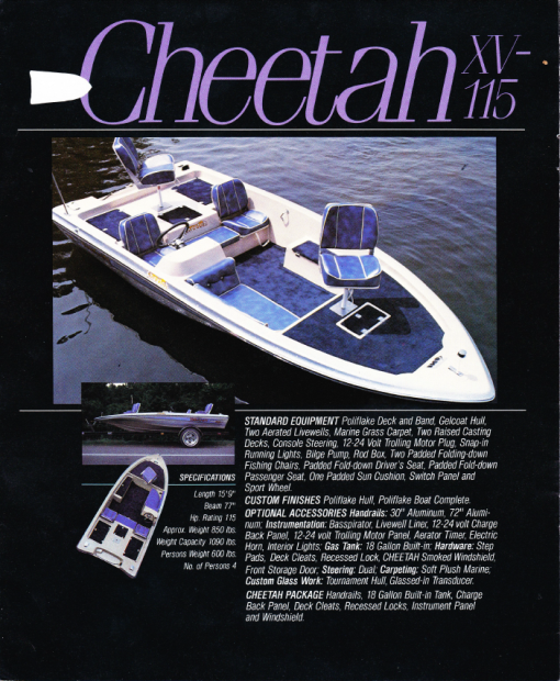1984 Tide Craft - Bass Fishing Archives Old Bass Boats