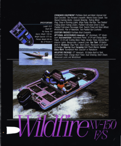 1984 Tide Craft - Bass Fishing Archives Old Bass Boats