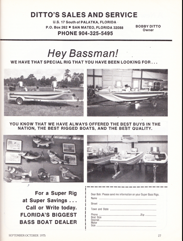 Old Bass Boats – 1975 Part 3 - Bass Fishing Archives Old Bass Boats