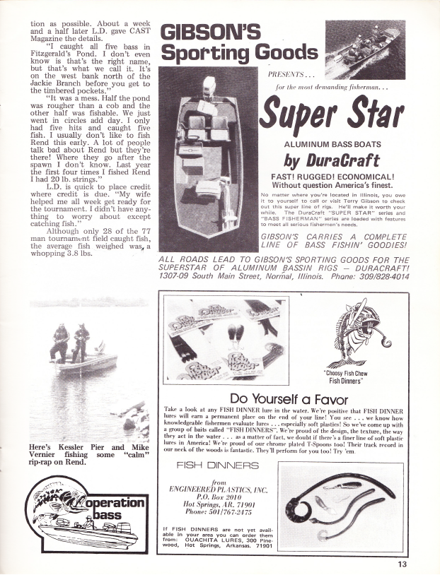 Operation Bass and Cast Magazine - Bass Fishing Archives Old Tournament ...