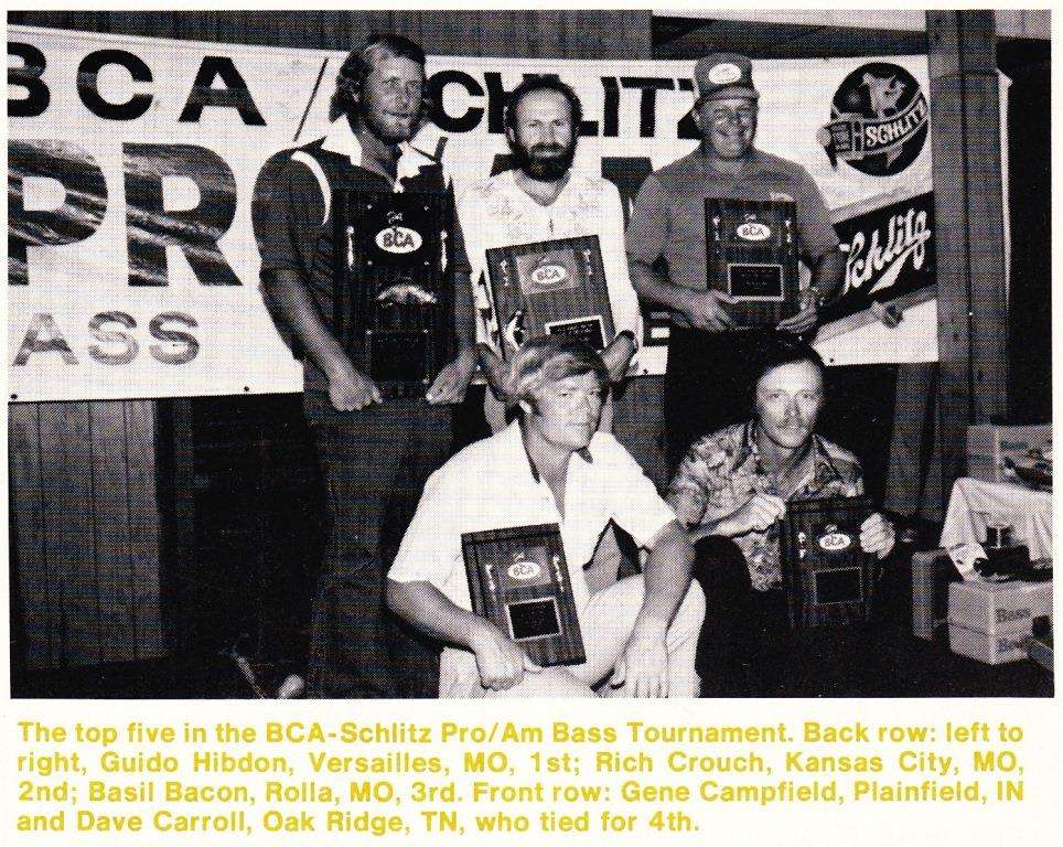 1978 BCA-Schlitz Pro-Am - Bass Fishing Archives Old Tournament ...