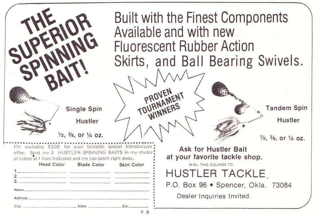 Spinnerbaits 1977 - Bass Fishing Archives Tackle History