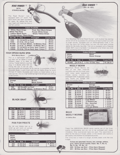 Blakemore Lures – A Look Back - Bass Fishing Archives Bass Tackle Catalogs