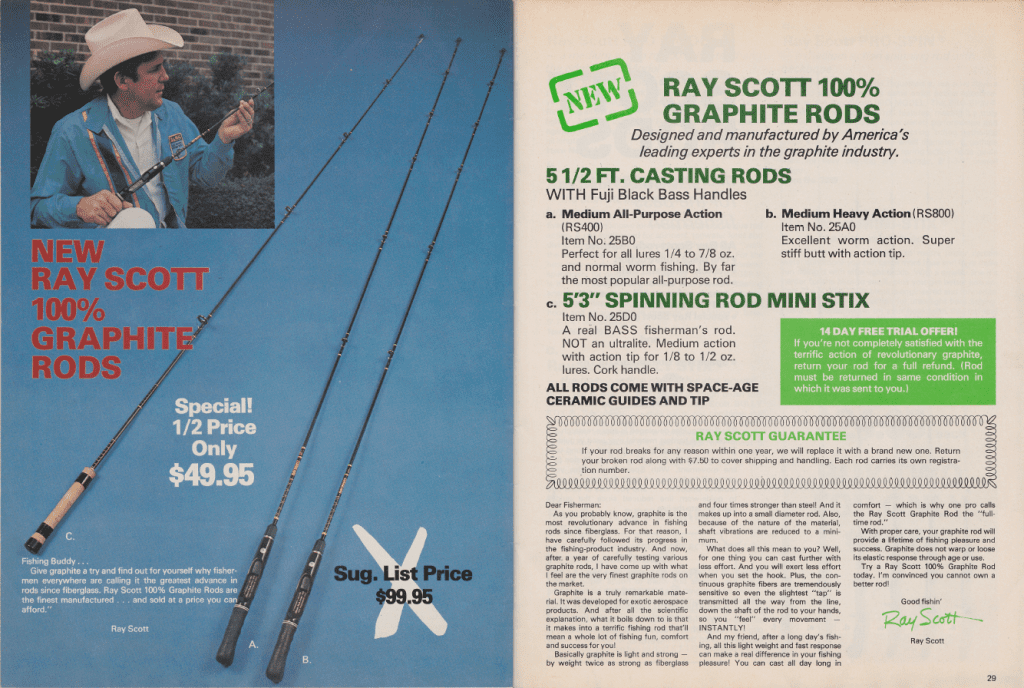 Graphite too Expensive? - Bass Fishing Archives Tackle History