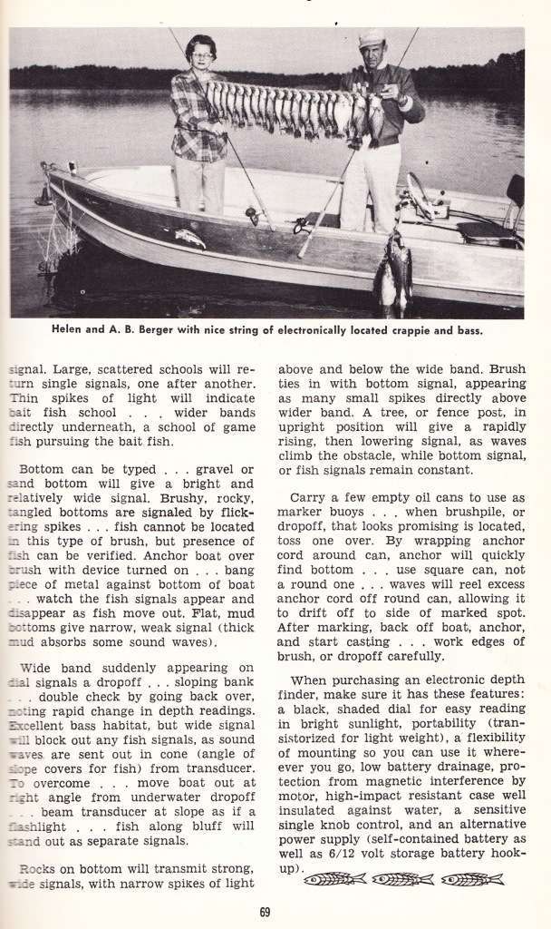 Electronic Fishing 1962 - Bass Fishing Archives Electronics