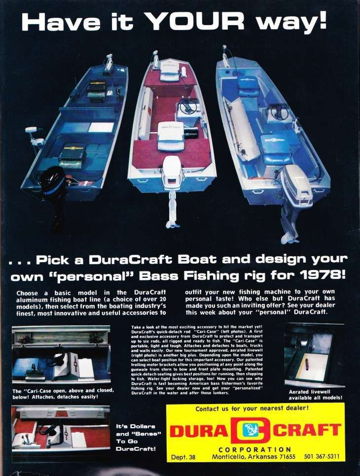 Old Bass Boats – 1978 Part 2 - Bass Fishing Archives Old Bass Boats