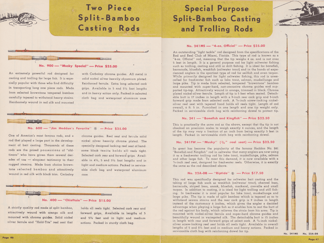 Heddon 1950 – Part 2 - Bass Fishing Archives Tackle History