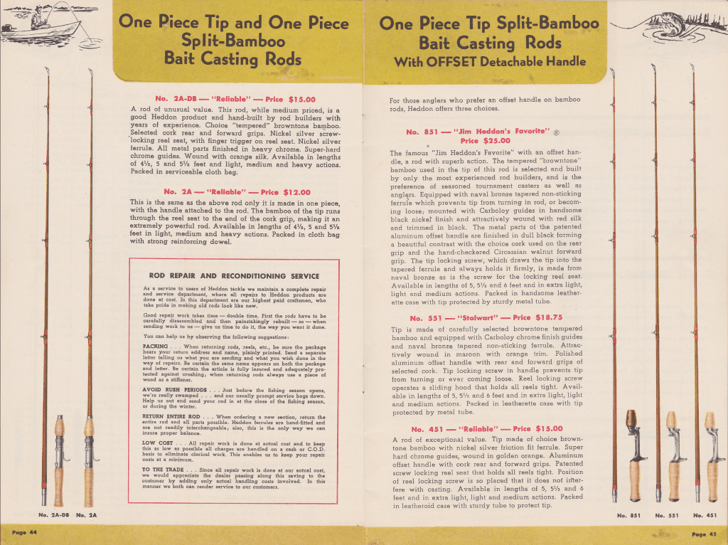 Heddon 1950 – Part 2 - Bass Fishing Archives Tackle History