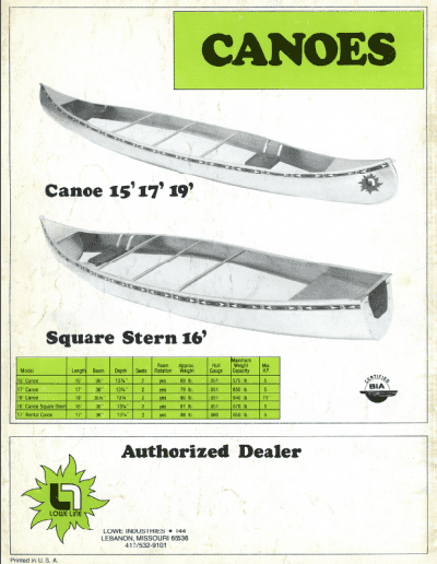 1978 Lowe Line Boat Catalog - Bass Fishing Archives Bass Boat Catalogs