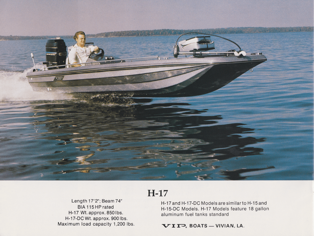 Late 1970s/1980s VIP Boat Catalogs - Bass Fishing Archives Bass Boat ...