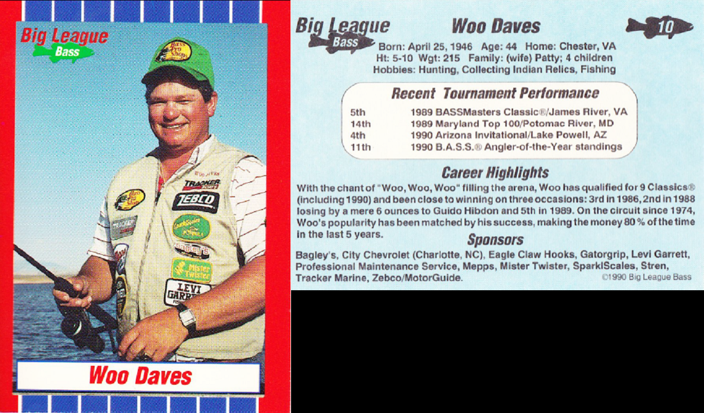 Big League Bass Trading Cards - Bass Fishing Archives