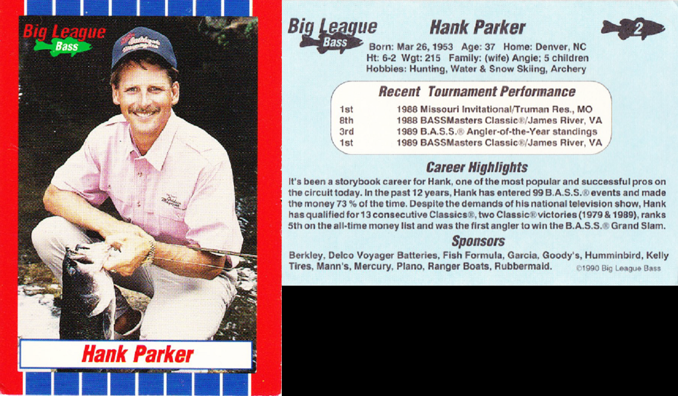 Big League Bass Trading Cards - Bass Fishing Archives Memorabilia