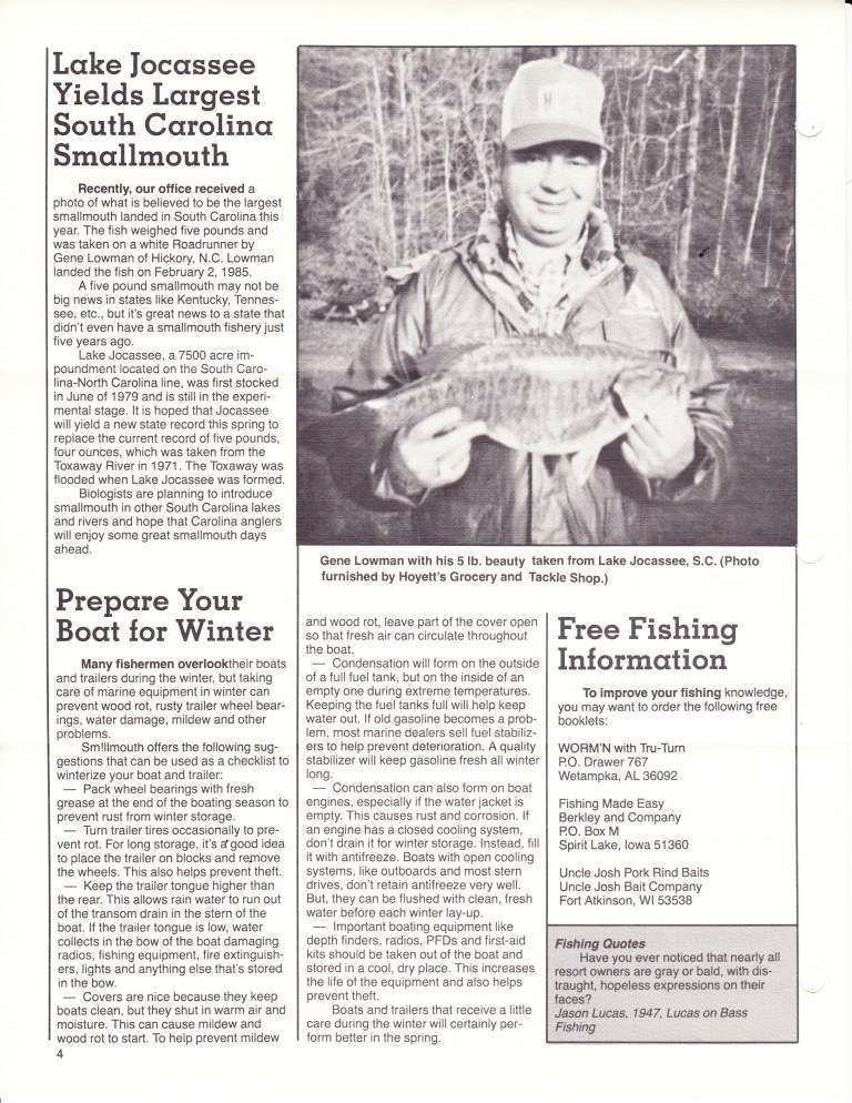 Smallmouth Magazine – Volume 1 Issue 12 - Bass Fishing Archives Old ...