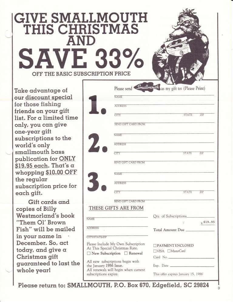 Smallmouth Magazine – Volume 1 Issue 12 - Bass Fishing Archives Old ...