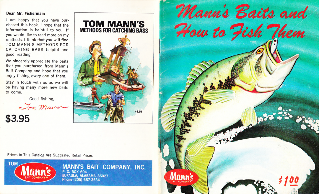 Mann’s Baits 1974 - Bass Fishing Archives Tackle History