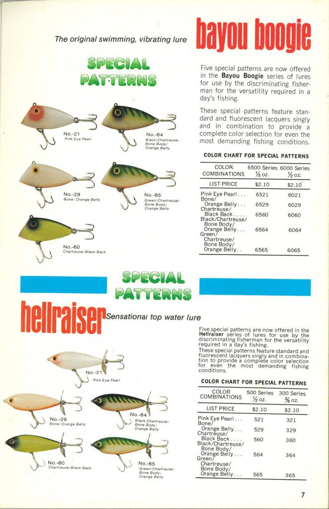 Whopper Stopper Circa 1970 - Bass Fishing Archives Bass Tackle Catalogs